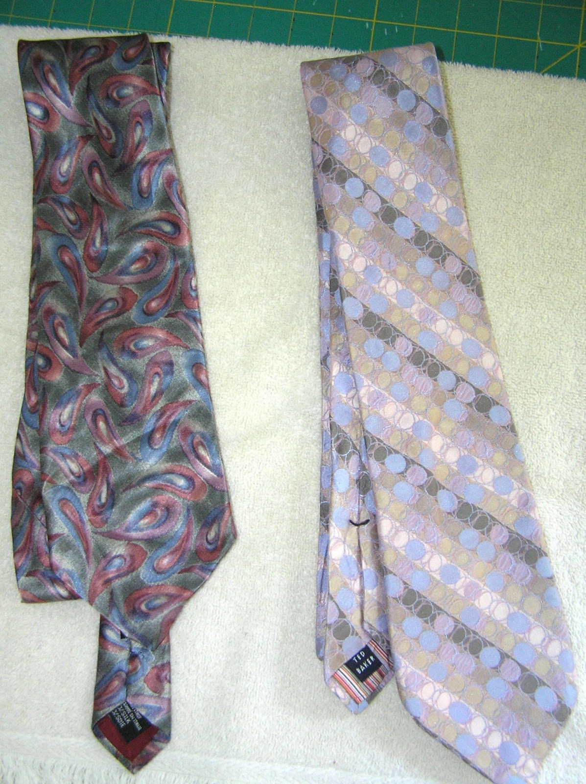 Kitty And Me Designs: Silk Neckties For Crazy Quilting