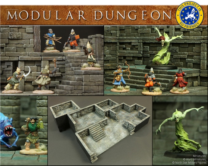 Tabletop Fix: Modular Dungeon - The 3rd Level Kickstarter