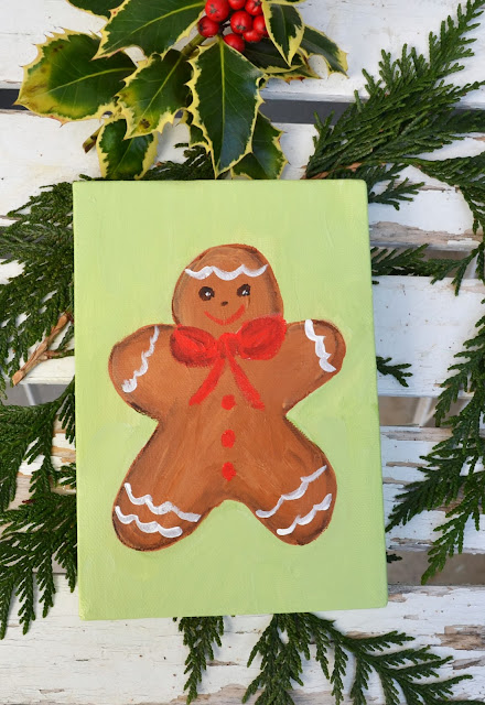 My Painted Garden: Baking Gingerbread Men for Art 101 Inspirations