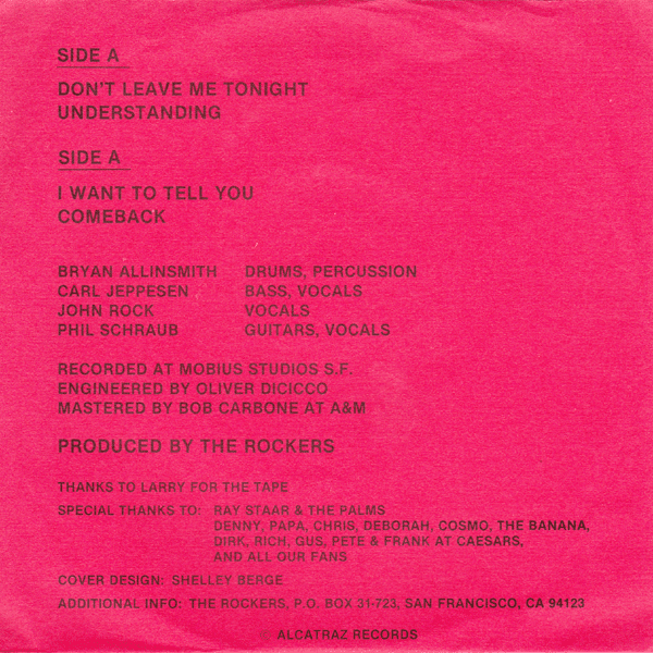 Cheap Rewards Record Blog: The Rockers - Self Titled EP