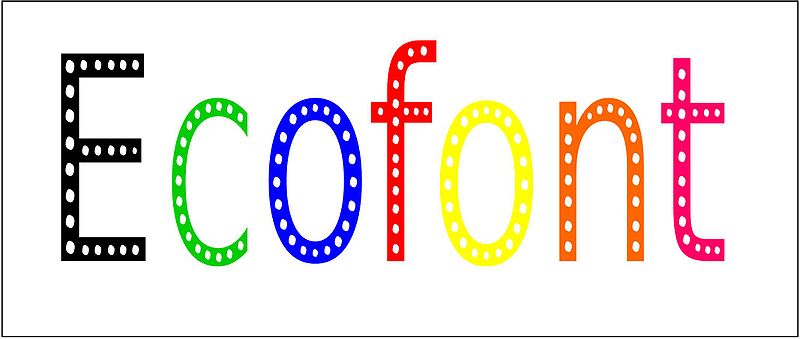 ecoeamm: ECOFONT.... un tipo de letra ecológica