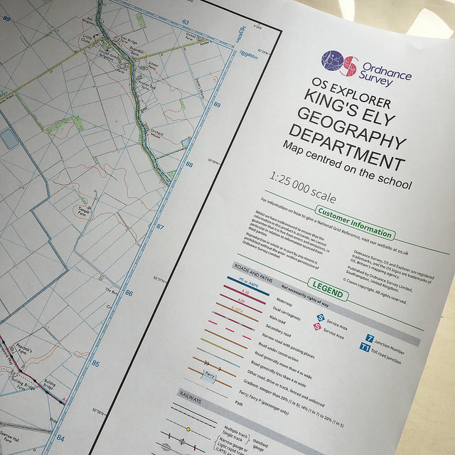 New OS map - created by Custom Maps service