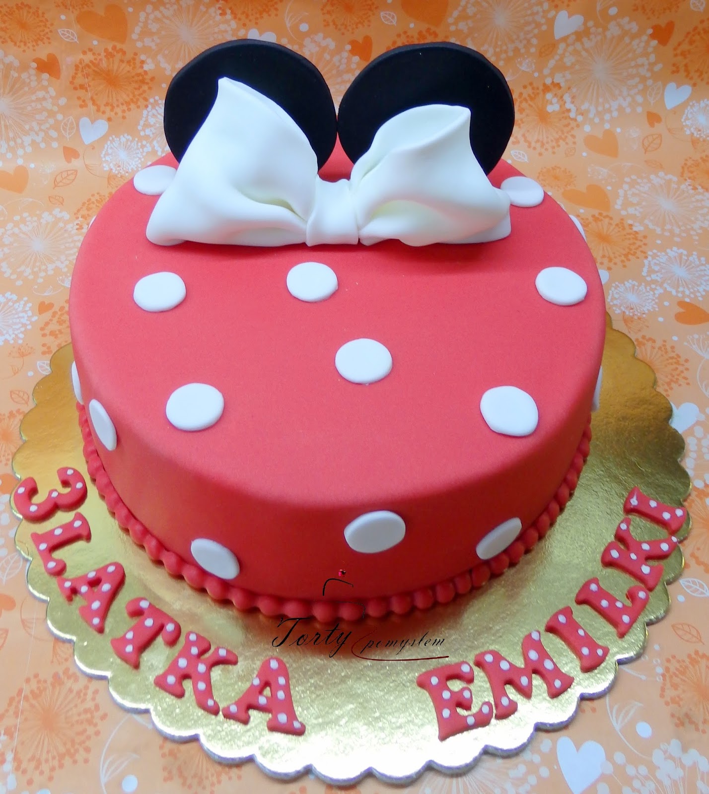 TORTY Z POMYSŁEM Kraków: Tort w stylu Myszki Mini.