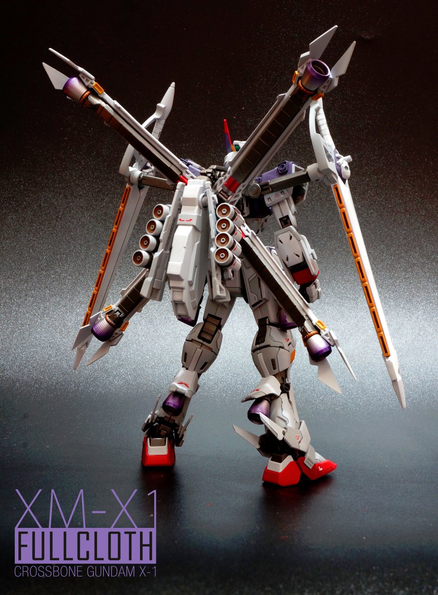 GUNDAM GUY: MG 1/100 Gundam Crossbone XM-X1 Full Cloth - Customized Build