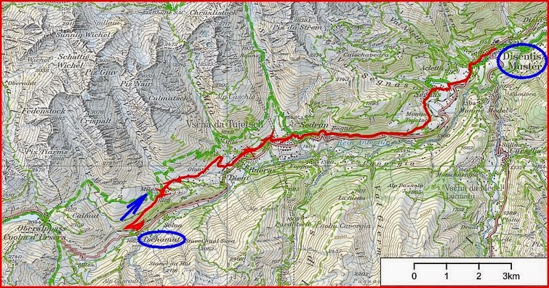 Pfannenstiel Wanderblog: Winterwanderwege in der Surselva: Tschamut ...