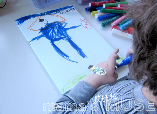 Mama's Little Muse: Book made out of one sheet of paper and scissors