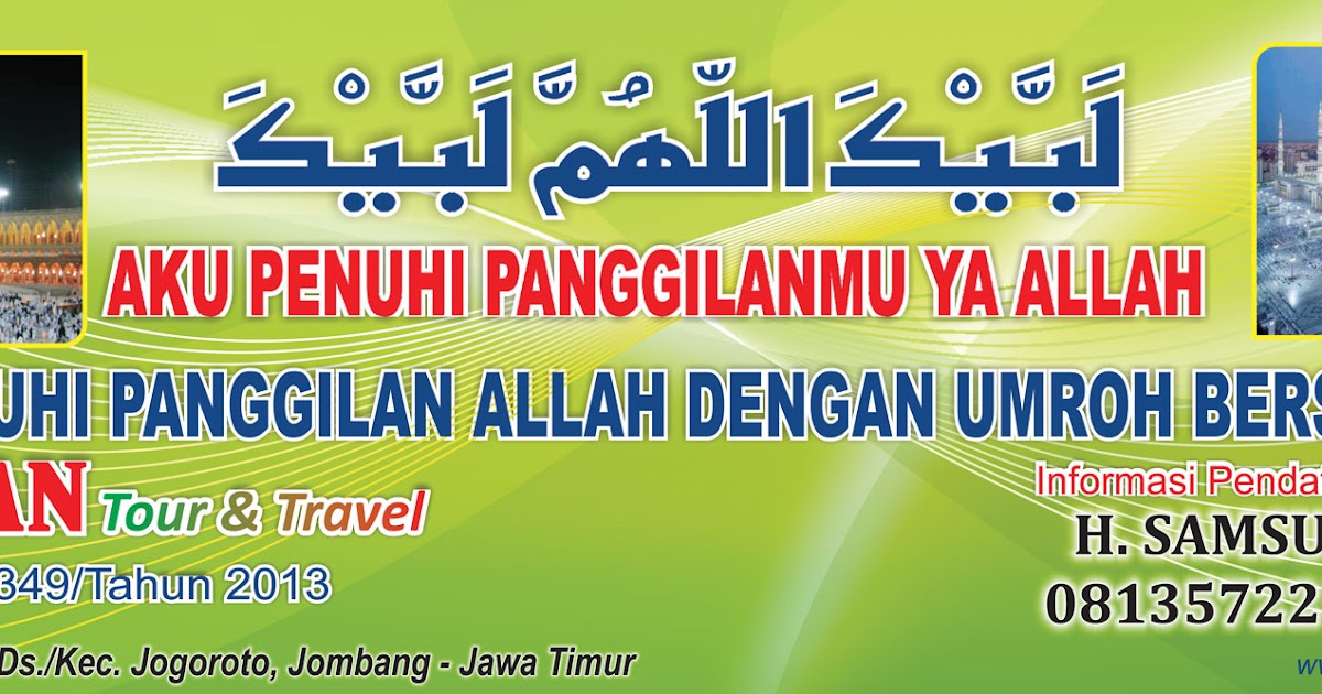 Layanan dan Jasa Percetakan: Printing spanduk umroh dan haji