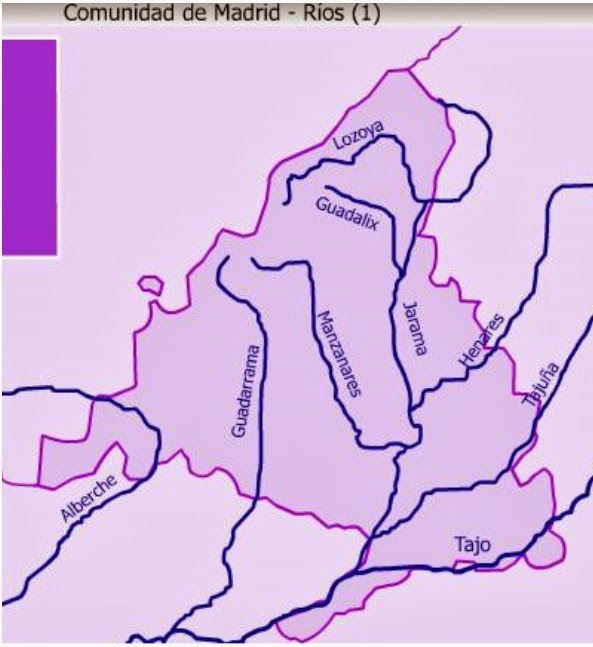 Educación Primaria_El aula de Nina: MAPAS C. DE MADRID_ Ríos, relieve y ...