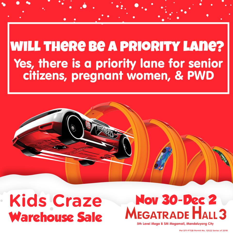 Manila Shopper: Kids Craze Warehouse SALE at SM Megatrade: Nov-Dec 2018