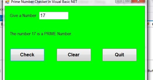 Free Programming Source Codes And Computer Programming Tutorials Prime Number In Visual Basic Net