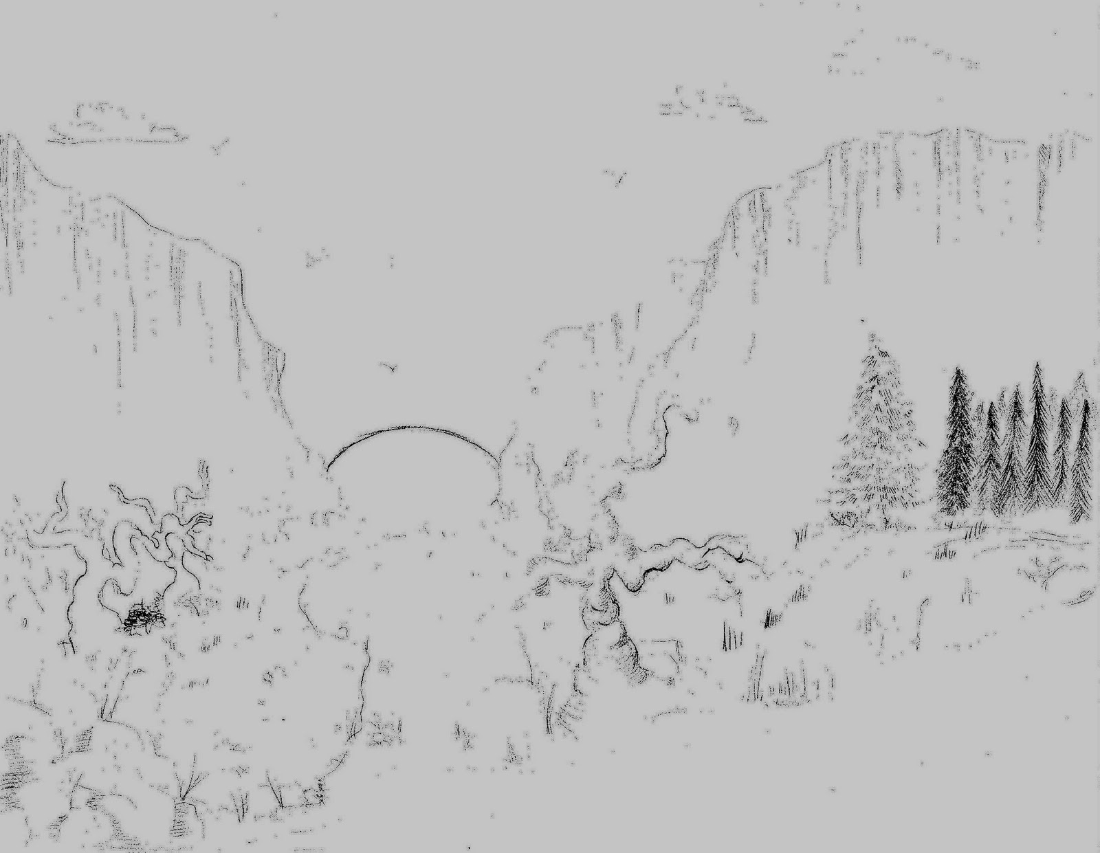 Artist's Corner: Landscape Rough Draft