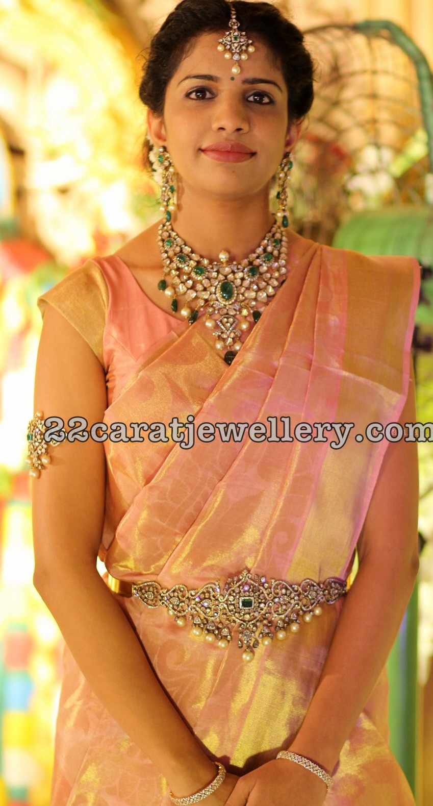 Gorgeous Lady Rich Jadau Necklace - Jewellery Designs