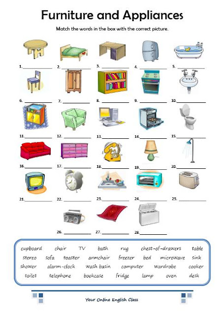 vocabulary: Furniture