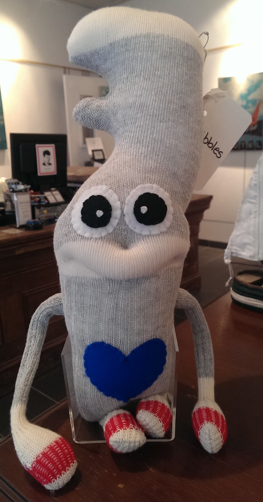 Argyle Fine Art: Sock Monsters looking for a good home!