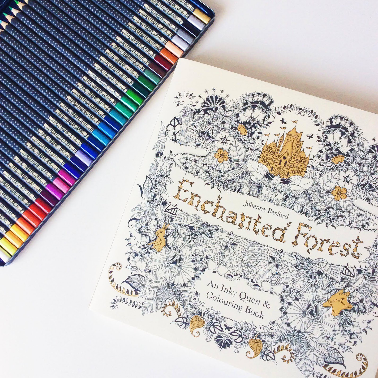 Enchanted Forest | Adult Colouring Book | Johanna Basford | Review ...