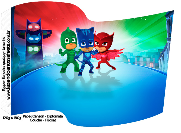 PJ Masks: Free Party Printables. - Oh My Fiesta! in english