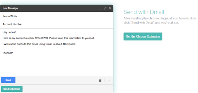 Dmail Self Destructing Email