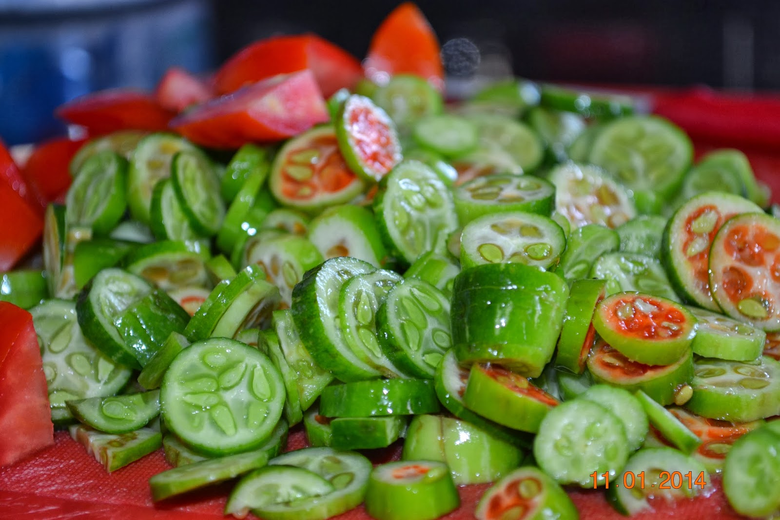 Hyma's Flavours: Kovakkai / Ivy gourd / Tindora / Dondakaya Thuvaiyal