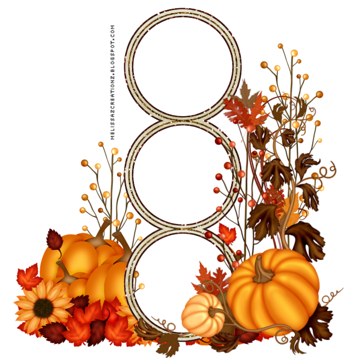 Graphic Groupies: Happy Fall Cluster Frames