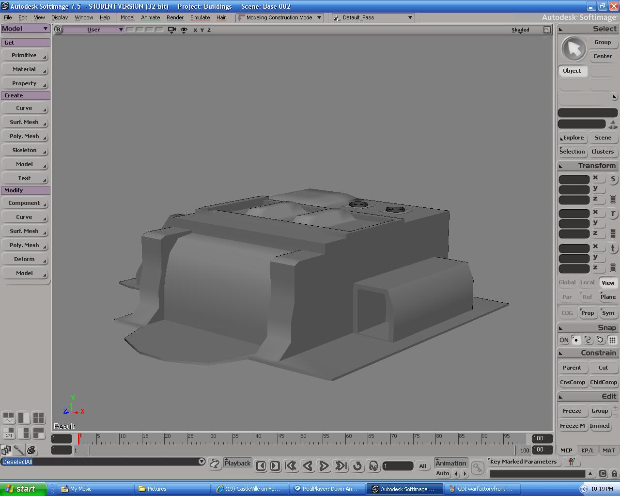 Lee R 3D Modeling: Command and Conquer buildings.
