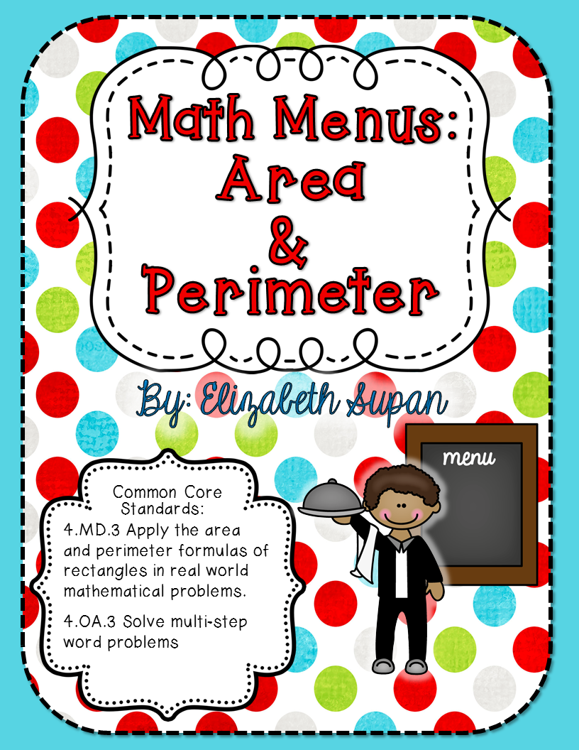 Two New Math Menus---Giveaway(s)!! | Fun in Room 4B