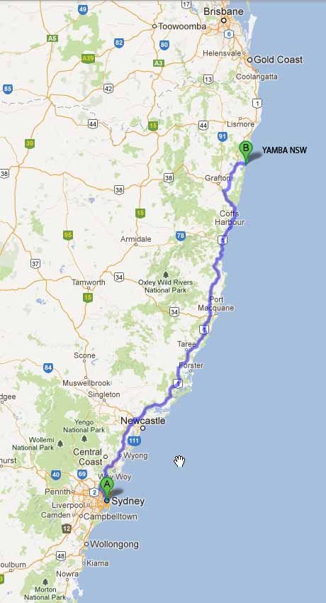 BobbieandBill: Travelling North -- Our New Home In Yamba
