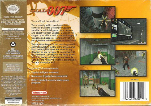 The GoldenEye Dossier: Trevelyan's Mainframe - FILE: Anniversary ...