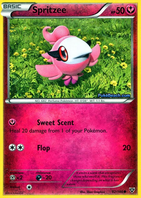 Spritzee -- Pokemon X and Y Card Review | PrimetimePokemon's Blog