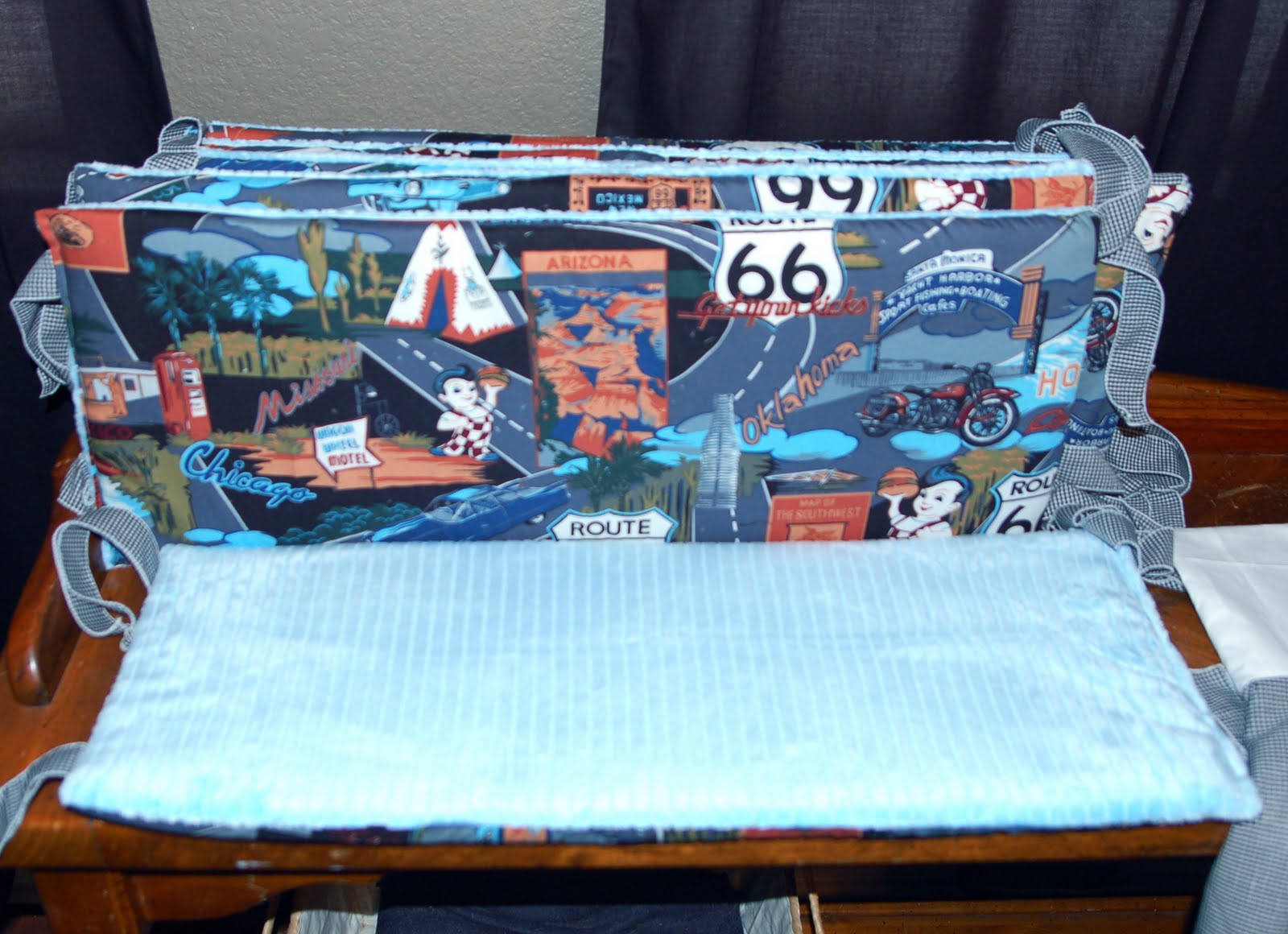 Artsy Fartsy Designs: Route 66 Baby bedding