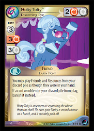 My Little Pony Hoity Toity, Discerning Eye High Magic CCG Card | MLP Merch