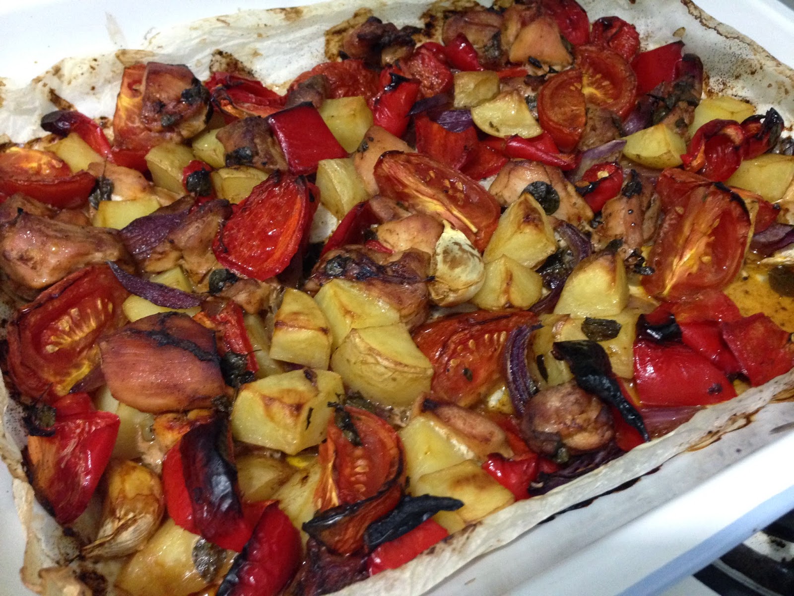 chicken tray bake jamie oliver