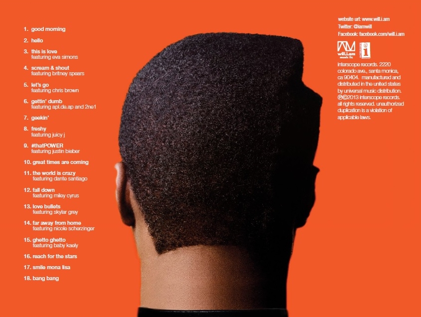 Encarte: Will.i.am - #willpower (Digital Deluxe Edition) - Encartes Pop