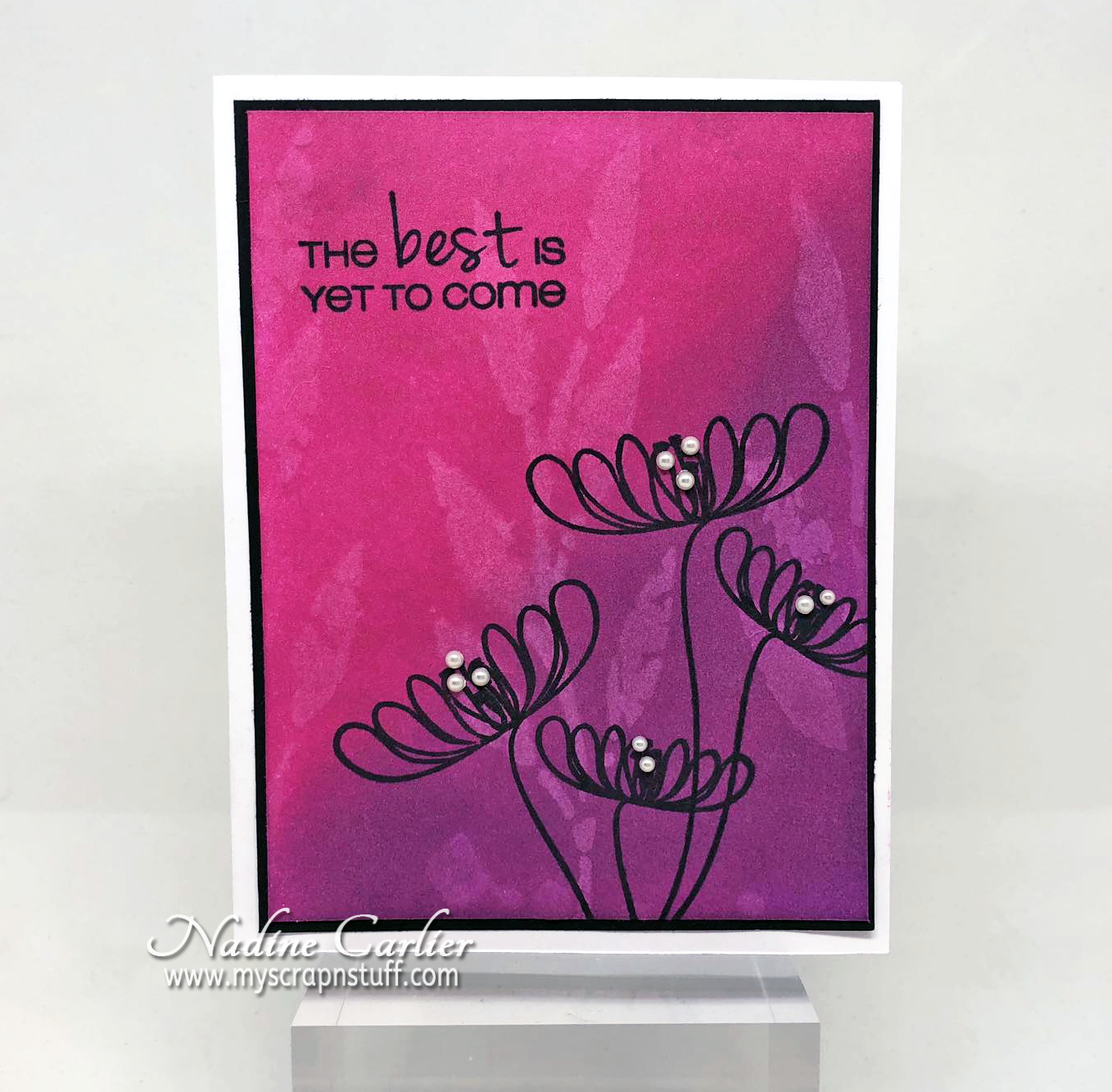 Fading Technique With VersaFine Clair ~ Nadine Carlier