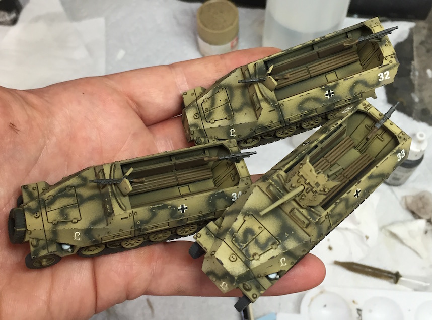 40k Hobby Blog: German Halftracks 1/72 Scale WIP