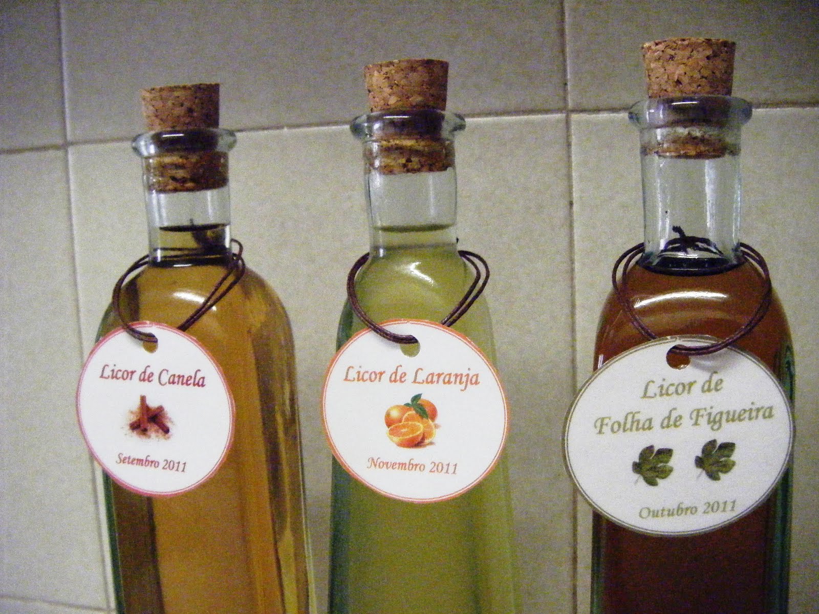 Artes da Inês: Licores Caseiros Feitos por mim