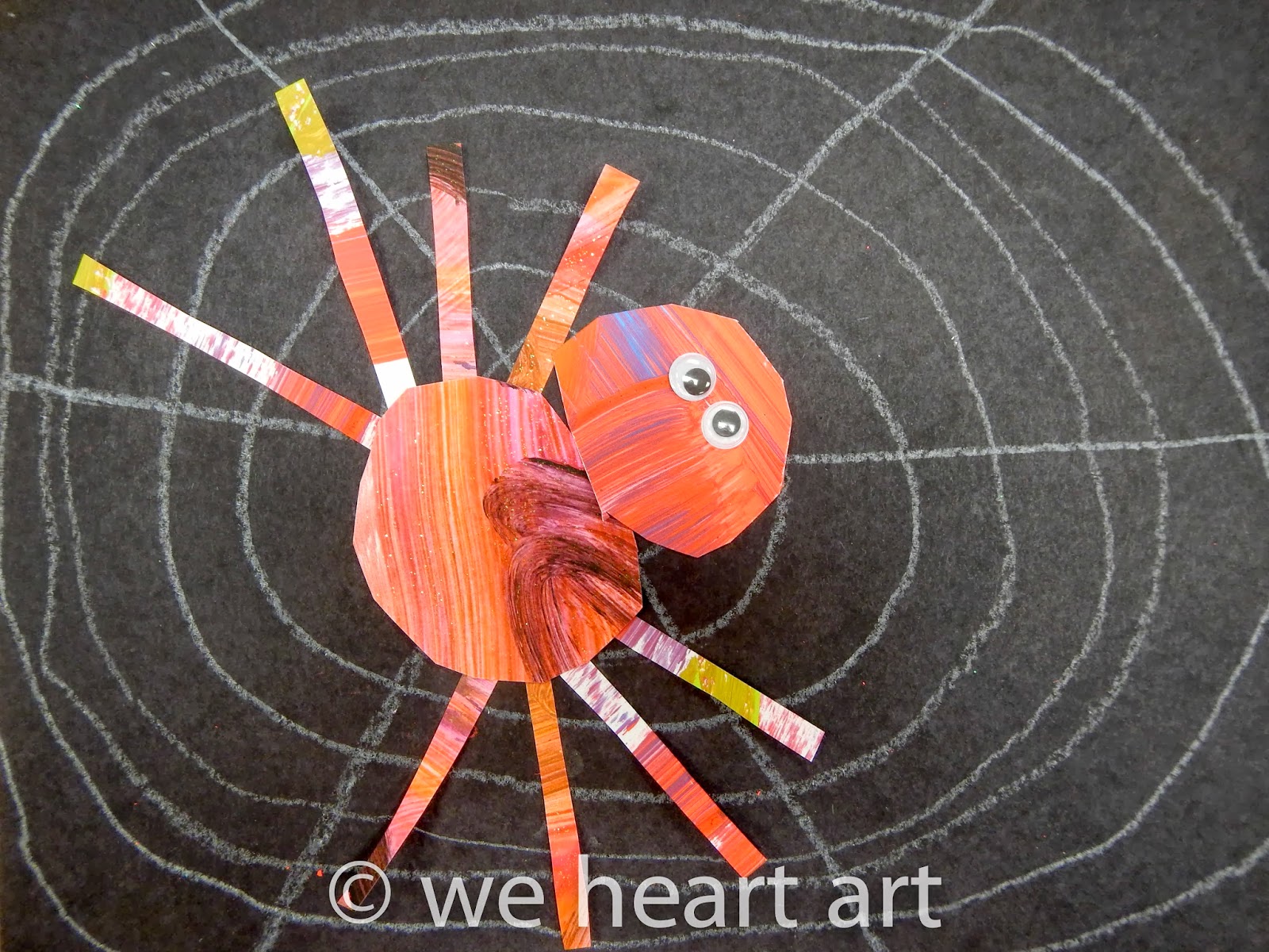 we heart art: very BUSY spiders!