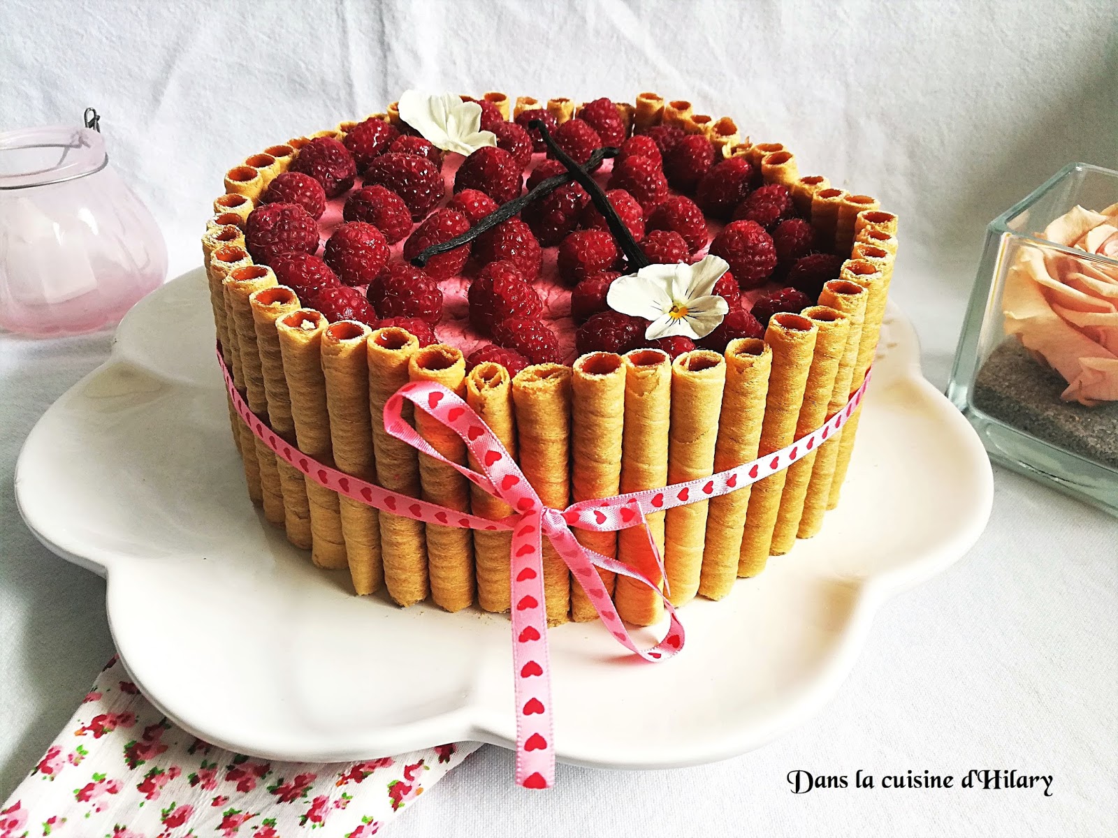 Dans la cuisine d'Hilary: Charlotte aux framboises et vanille ...