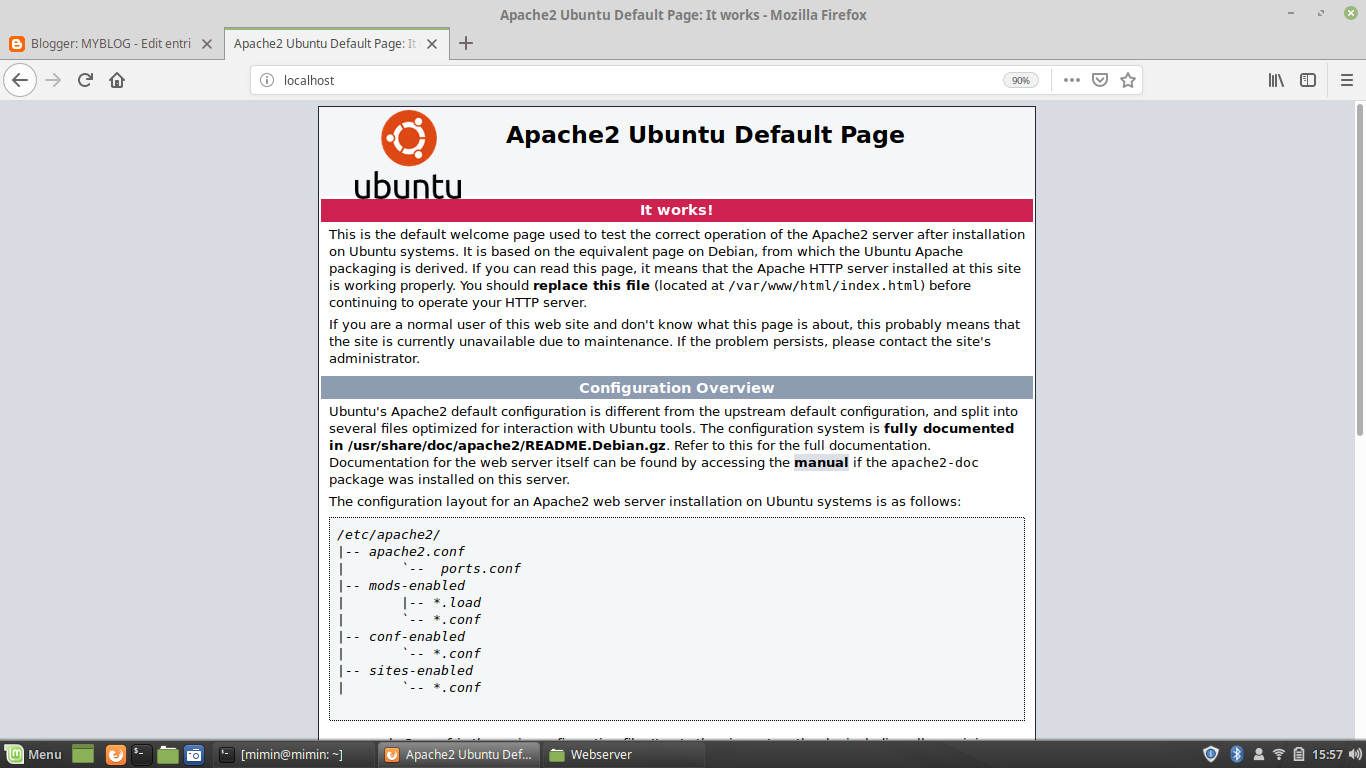 Tutorial Install LAMP (Linux, Apache MySQL, PhpMyAdmin) - MY BLOG