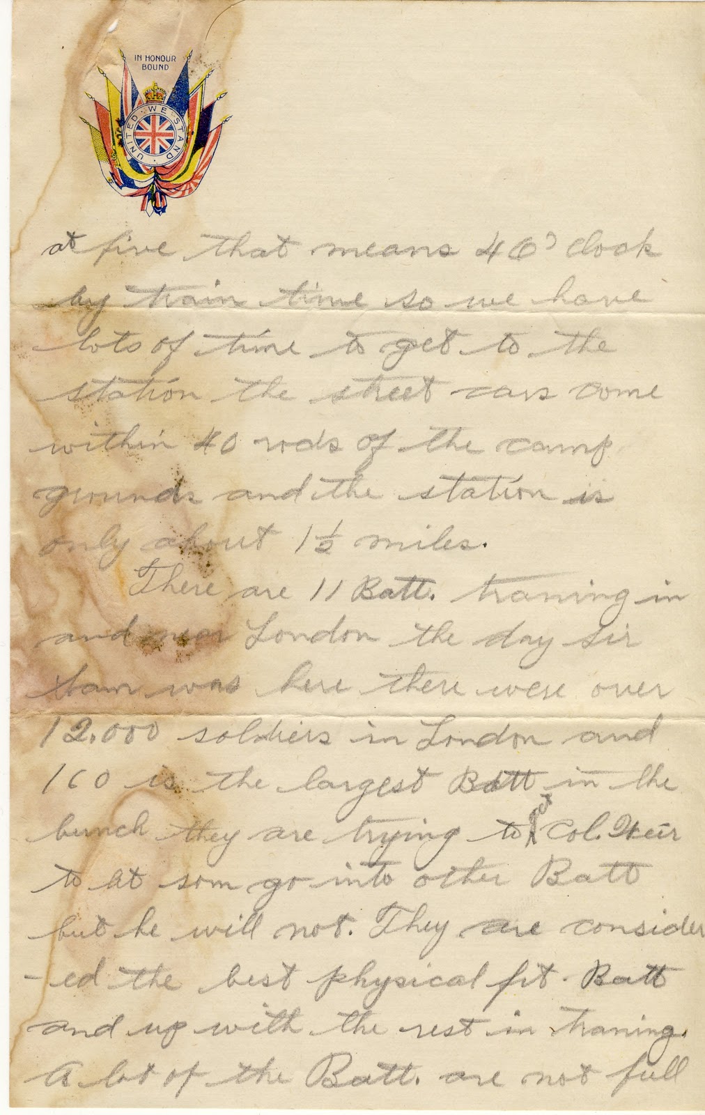 Letters From World War One: June 23, 1916 London, Ontario