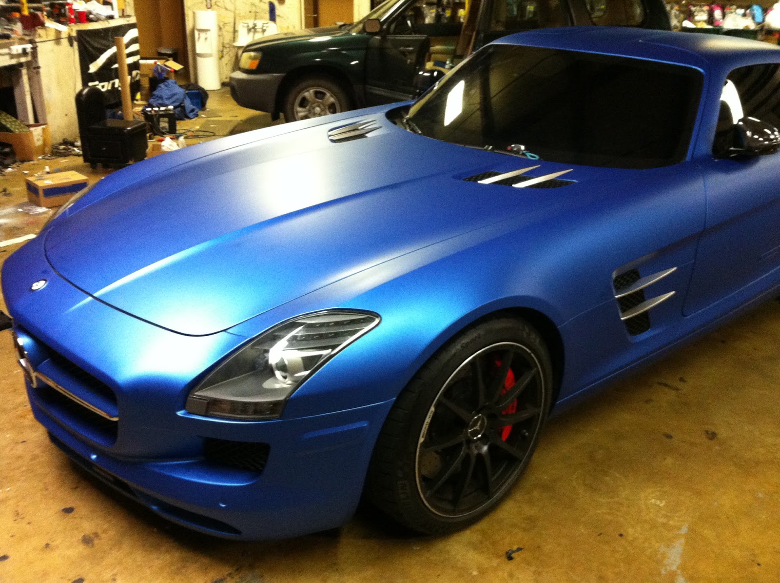 Hurleys Auto Audio: Mercedes-Benz SLS AMG for Vehicle Wrap