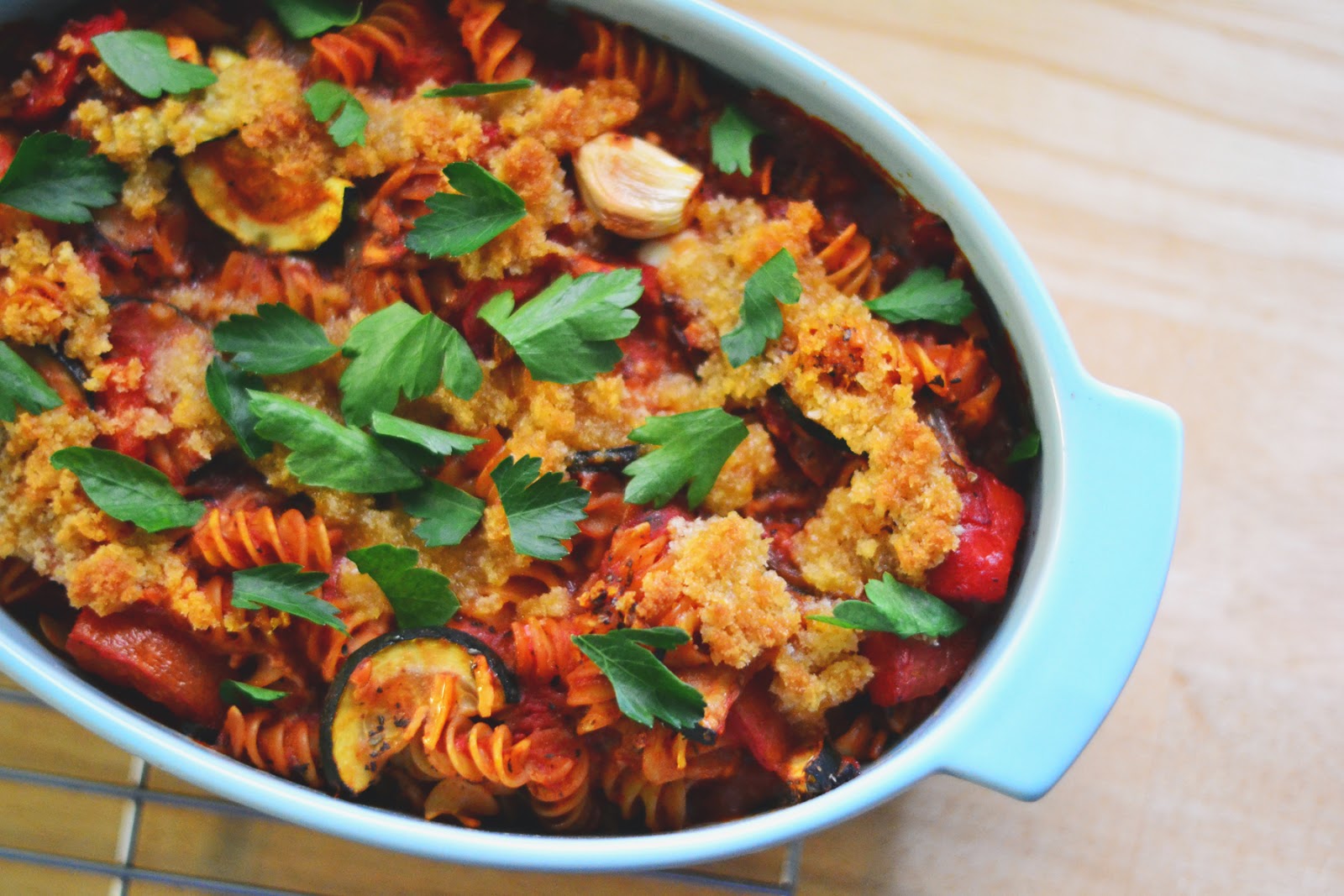 Baked fusilli. - the hardcore herbivore.