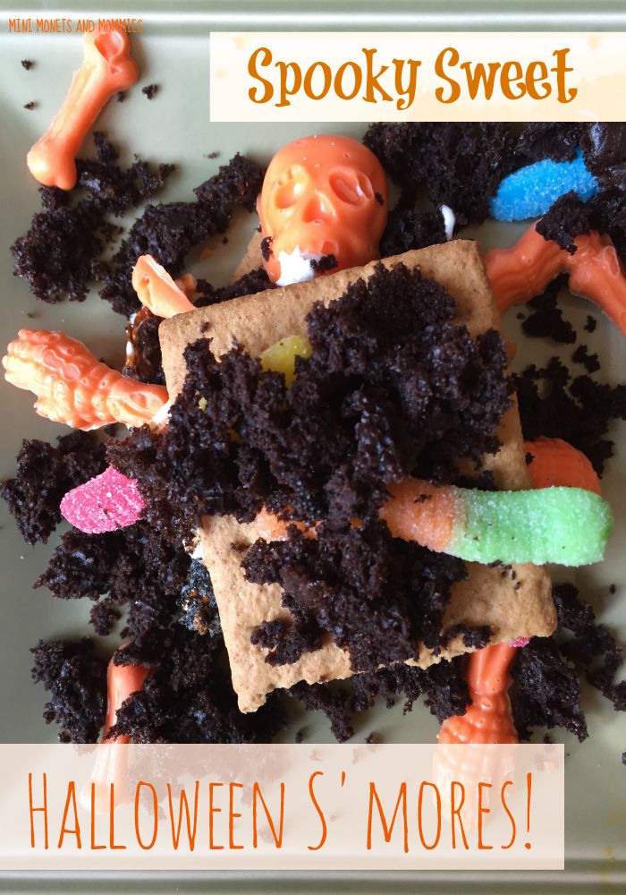 Mini Monets and Mommies: Spooky S'mores Halloween Treat