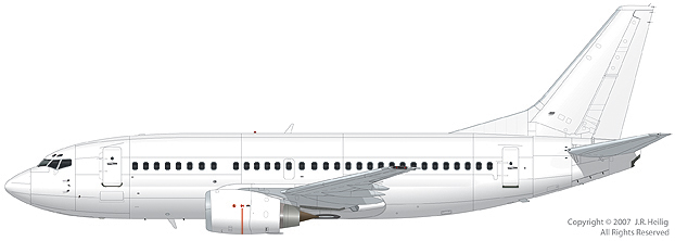 AIRPLANE SCALE MODELKIT: BOEING 737-500