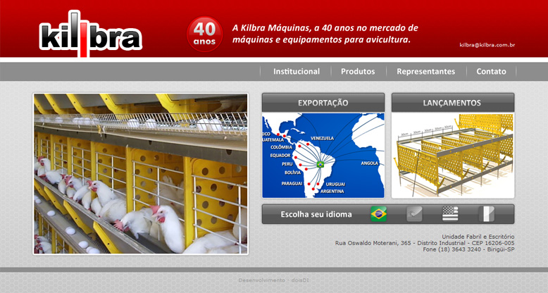 Portfólio - Kilbra Máquinas