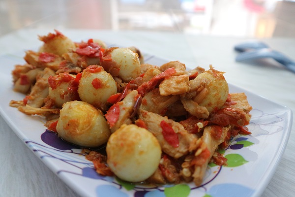 Resep Jamur Tiram Telur Puyuh Balado - food n woman @nitalanaf