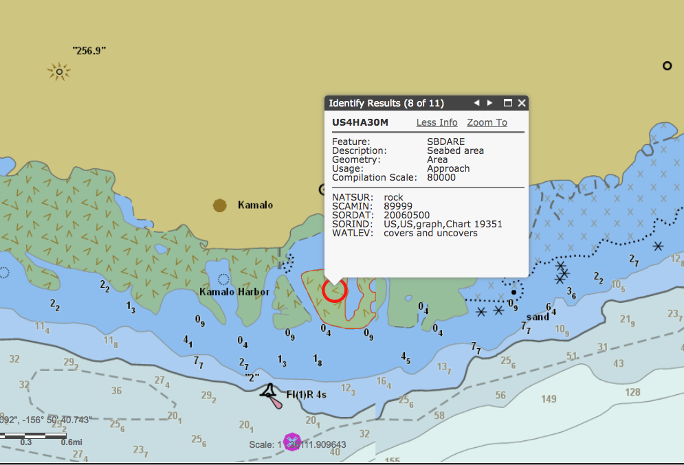 David Burch Navigation Blog: Chart Symbols: Rock or Coral on RNCs and ENCs