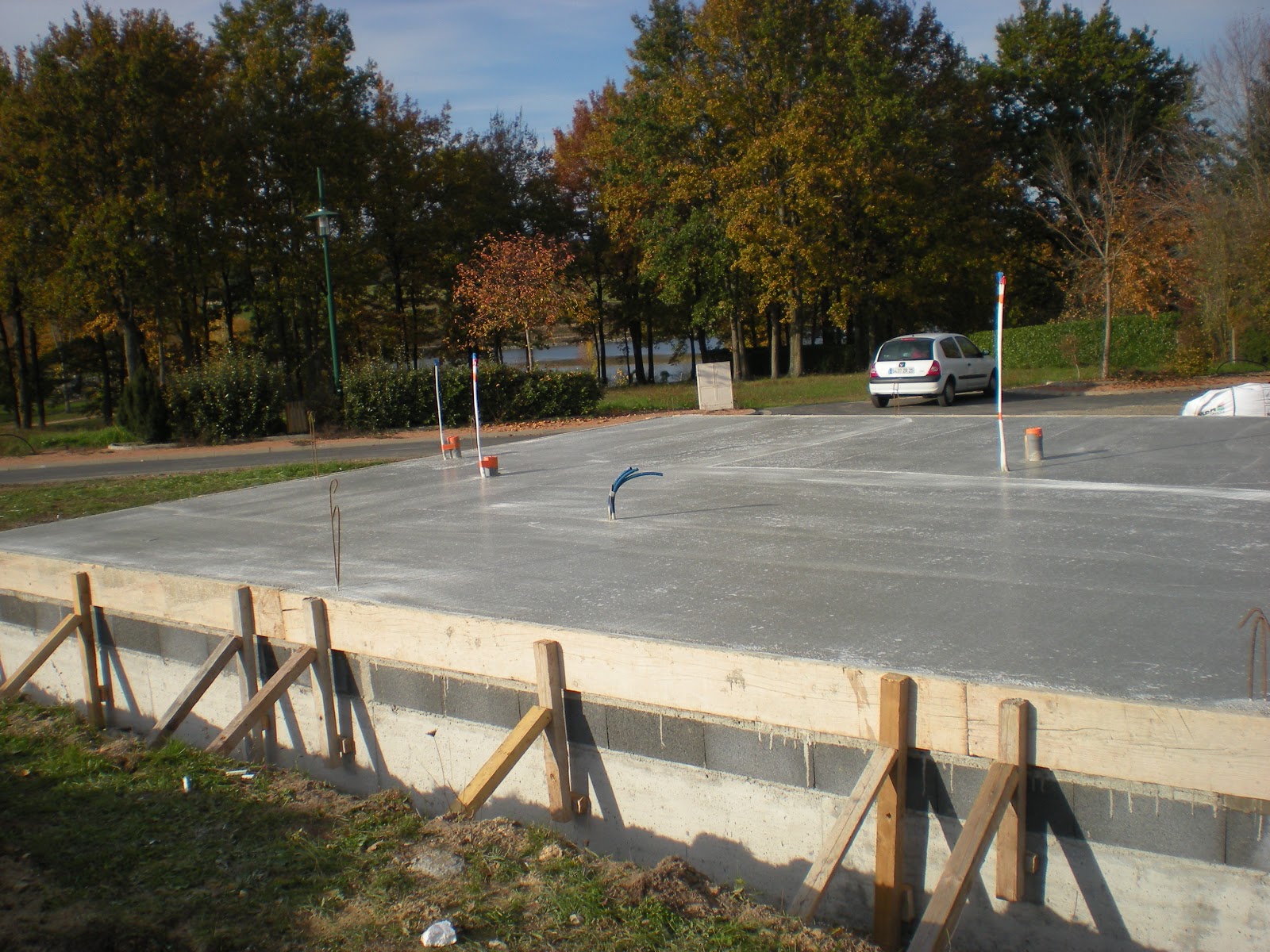 Suivi du chantier de construction: Dalle