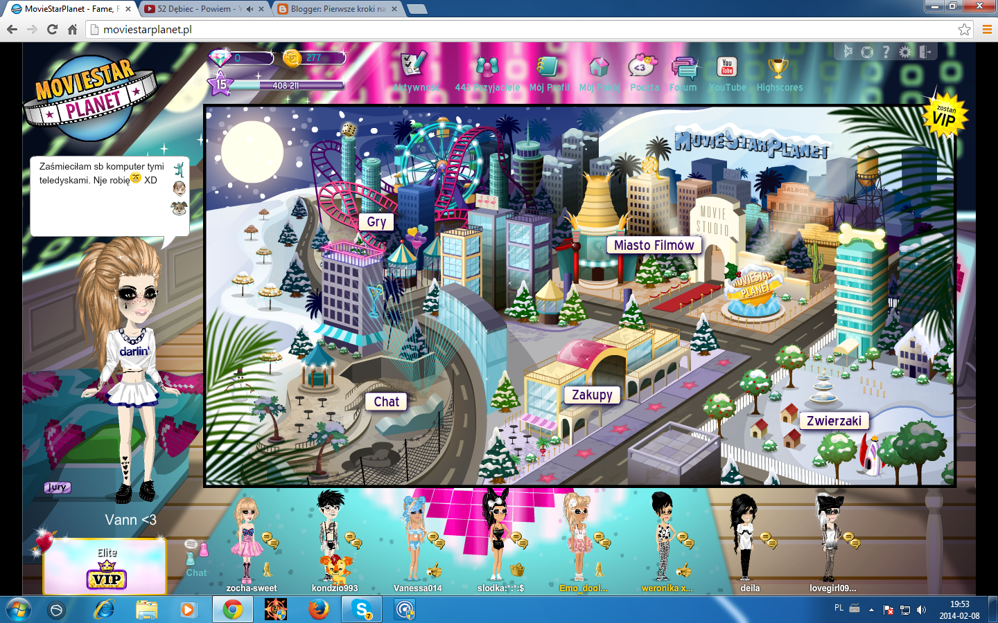 Pierwsze kroki na msp - MovieStarPlanet