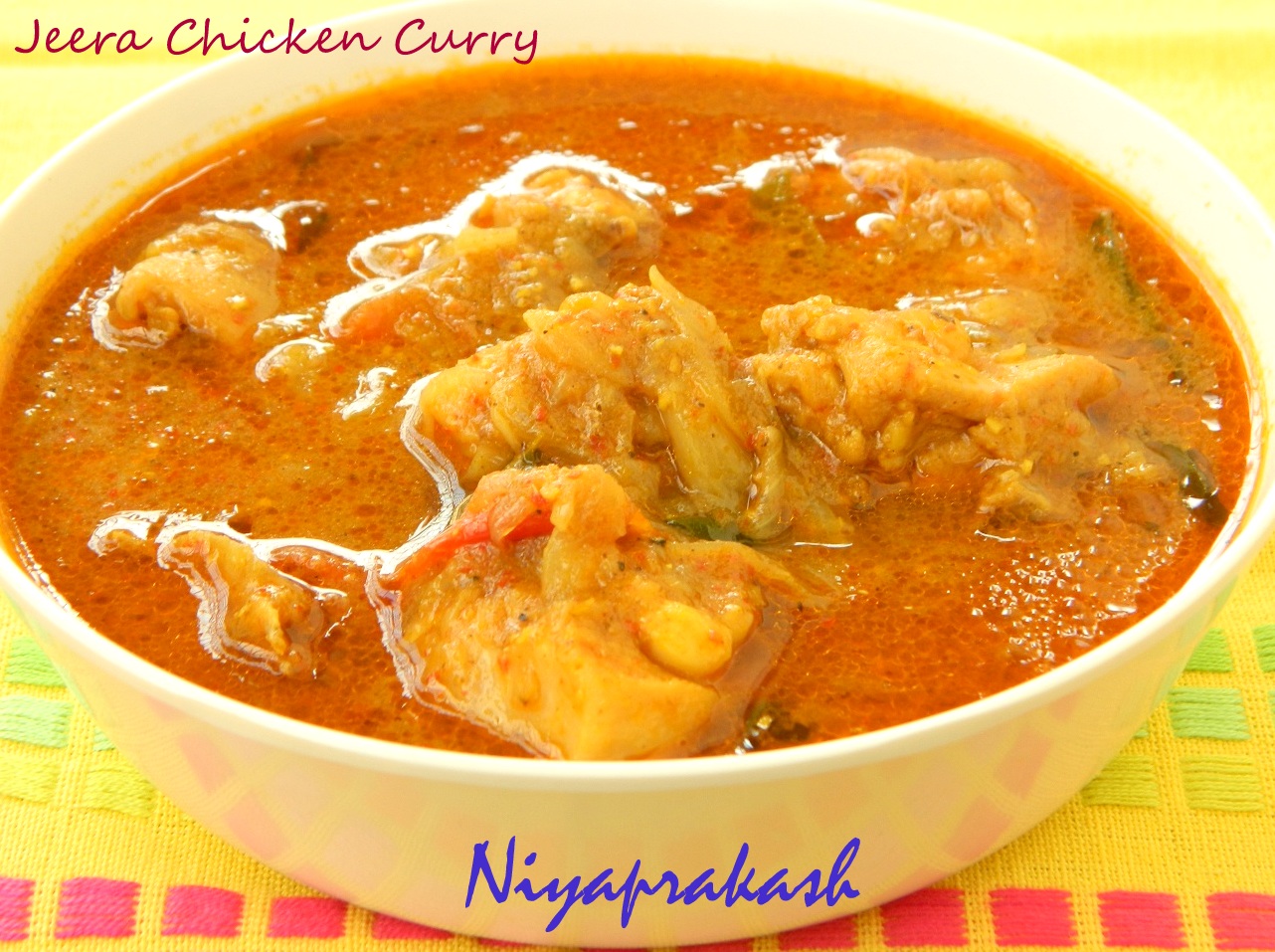 Niya's World: Jeera Chicken Curry