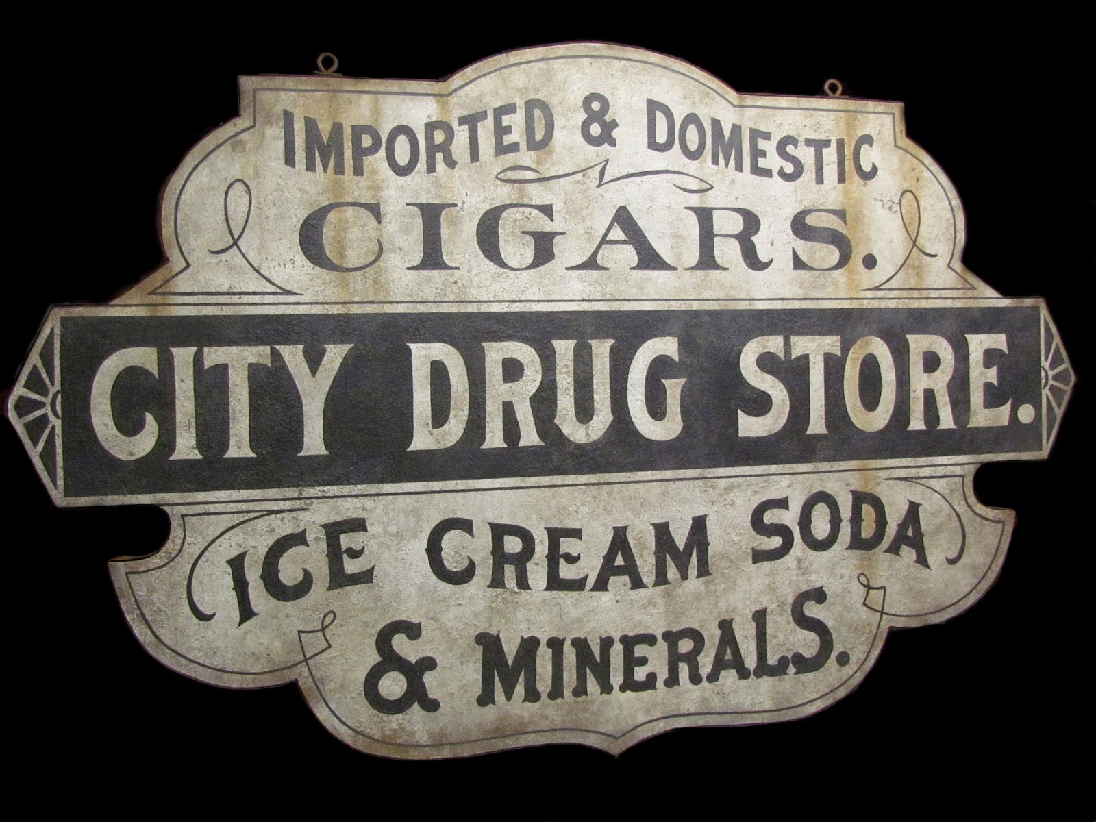 Daryl McMahon: City Drug Store sign